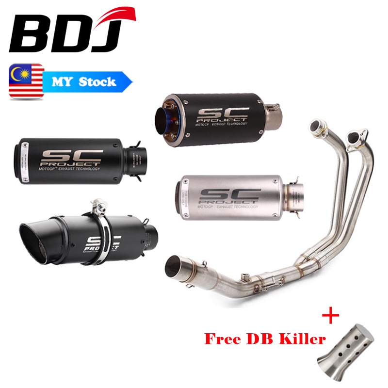 BDJ For Yamaha R25 R3 V1 V2 Mt25 Mt03 Sc Project Ekzos Full Exhaust ...