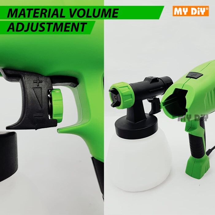MYDIYHOMEDEPOT - 1300ML PAINT SPRAYER GINOUR ELECTRIC PAINT GUN HVLP ...