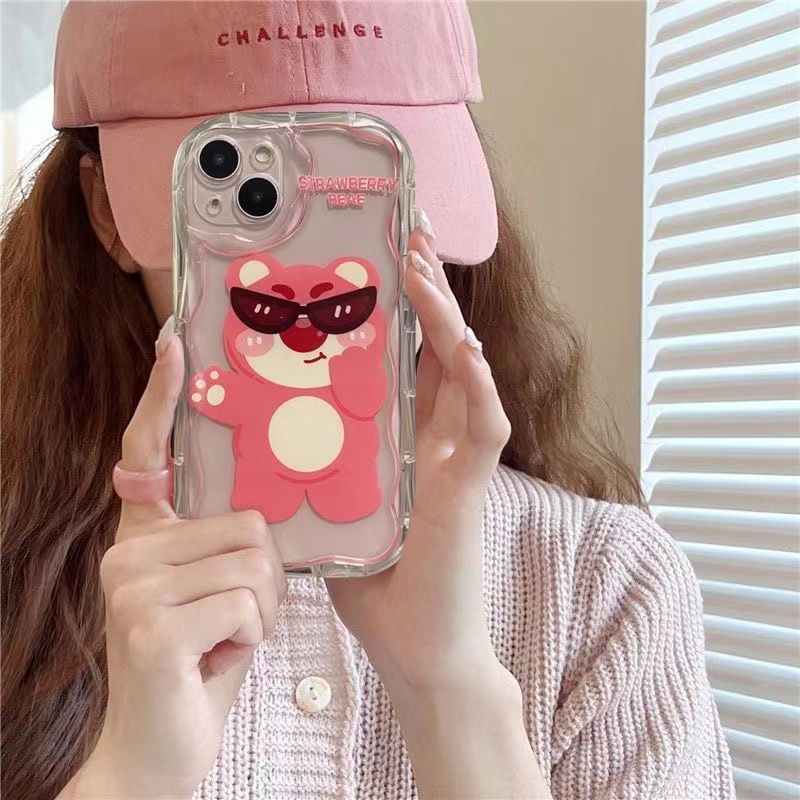 Sunglasses Lotso Bear Phone Case Compatible for iPhone 15 14 Pro 11 12 ...