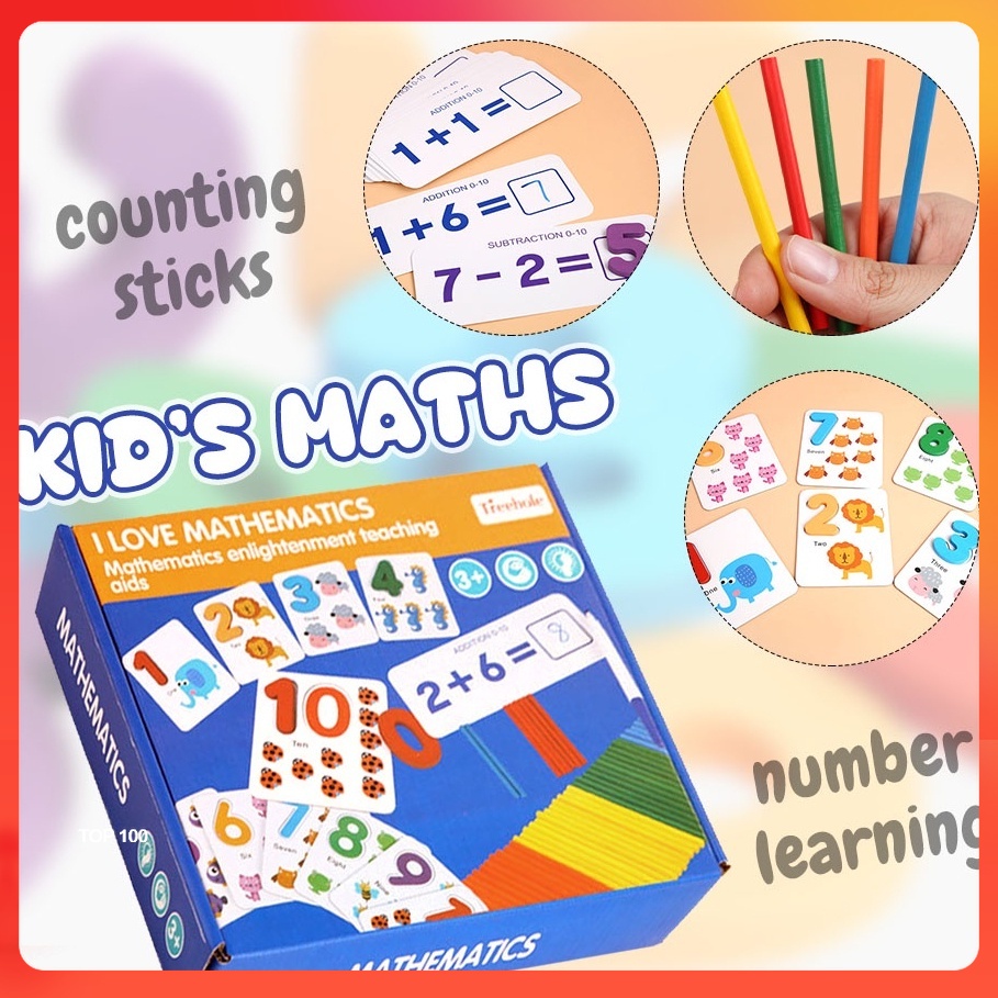 Early Education Toys Preschool Mathematics Kids Learning Number ...