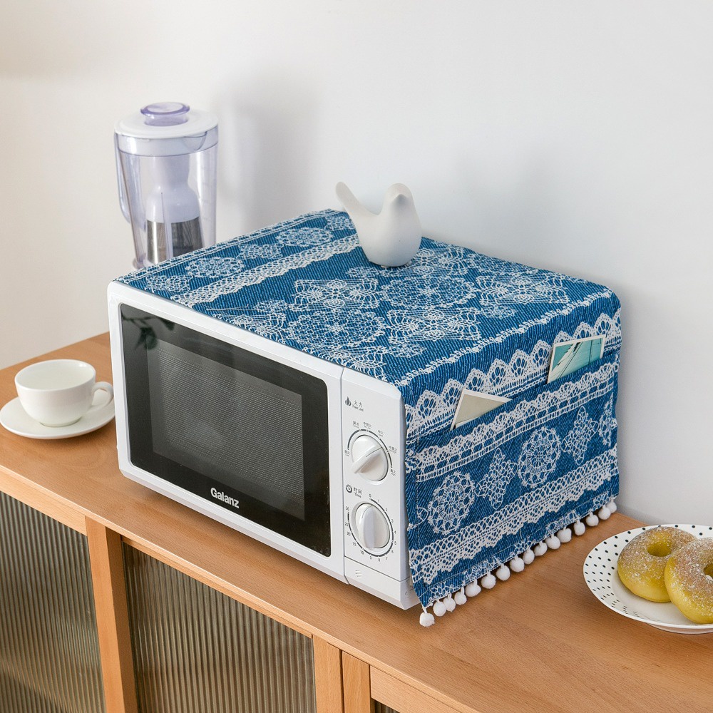 The Bohemian Style Microwave Oven Cover Oven Dust Cover Dust Cover for ...