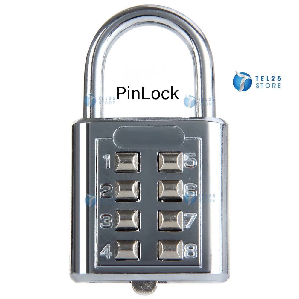 [ 1 UNIT ] 35MM heavy duty padlock 8 pin code pad lock Y-3360 Push ...