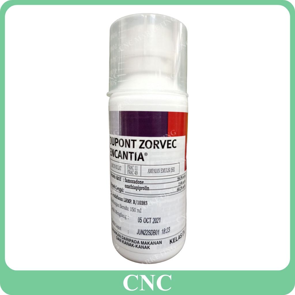 150ML Dupont Zorvec Encantia Corteva Famoxadone Oxathiapiprolin Systemic Fungicide Racun Kulat ...