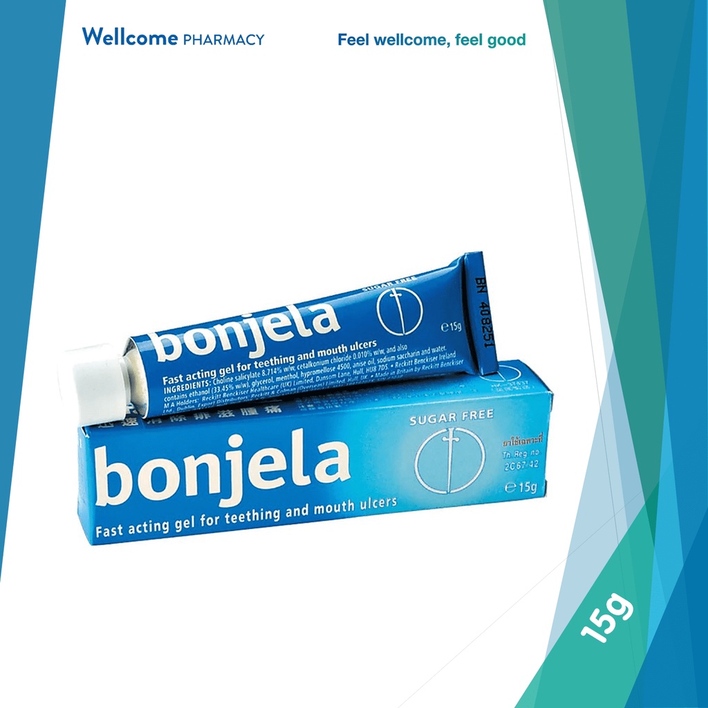 Bonjela Fast Acting Gel For Teething & Mouth Ulcer - 15g | Shopee Malaysia