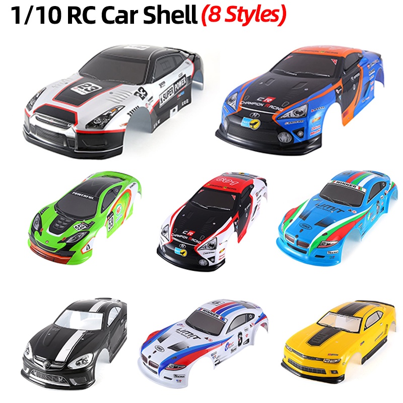 1/10 RC Car Shell Painted Body 195/190mm Width PVC Cover with Tail for 1:10 Racing Drift Touring ...