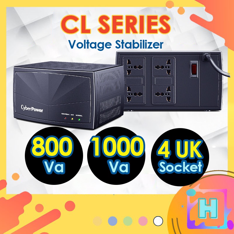 Cyberpower AVR CL1000EVR CL800EVR Auto Voltage Regulator Surge ...