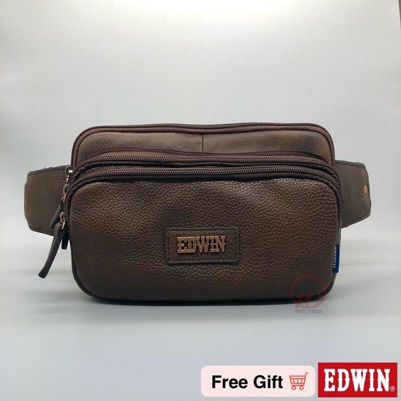 EDWIN LEATHER POUCH BAG ( EESW 38414 ) | Shopee Malaysia