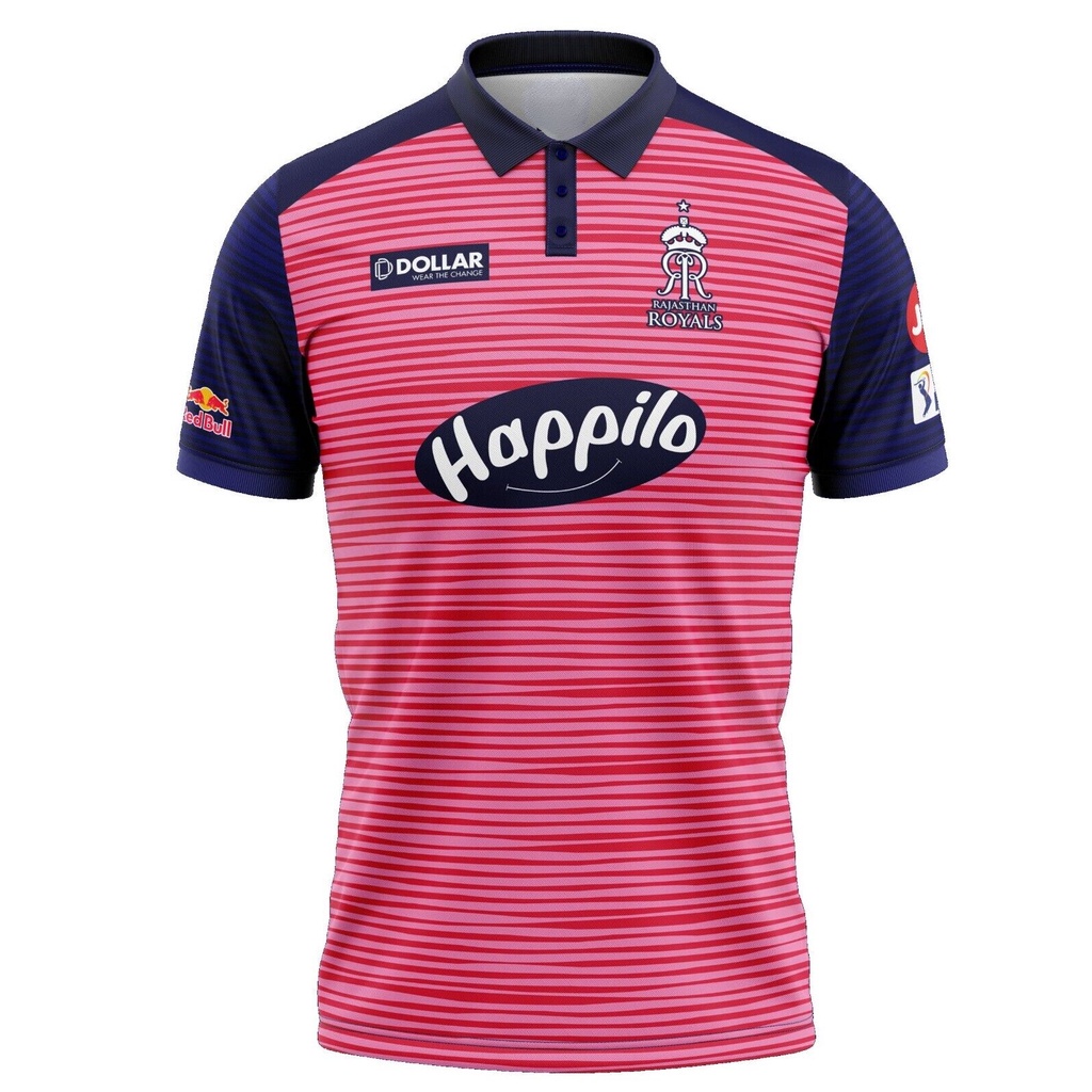 Rajasthan Royals IPL Replica Cricket Jersey 2022- RR IPL Jersey with ...