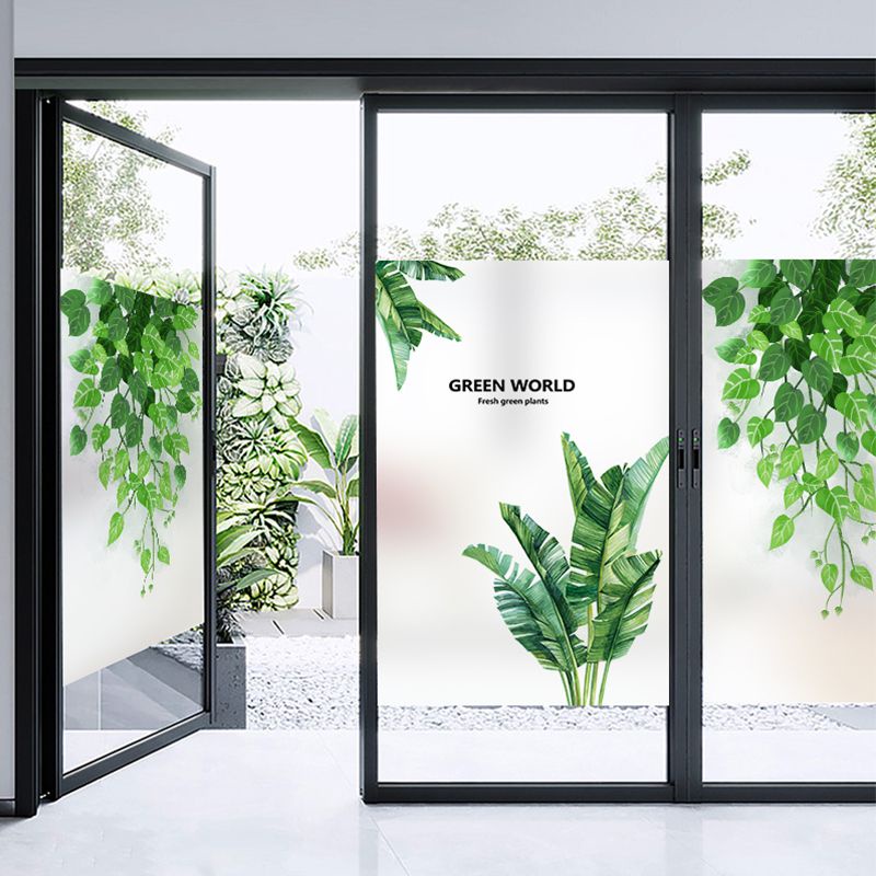 Glass Sticker Sliding Door Bathroom Light-transparent Opaque Window ...