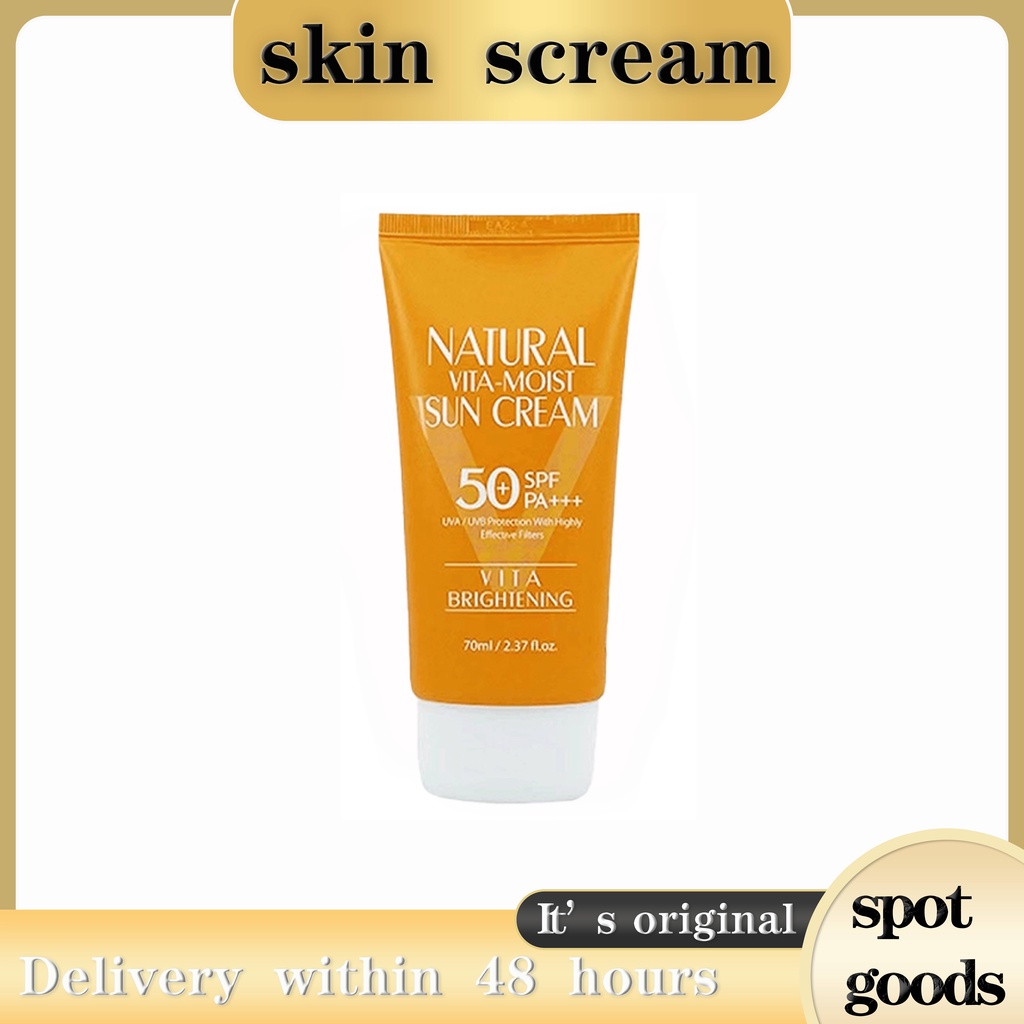 3W Clinic Sunscreen Vita Moist Natural Sun Block Brightening SPF50+ PA ...