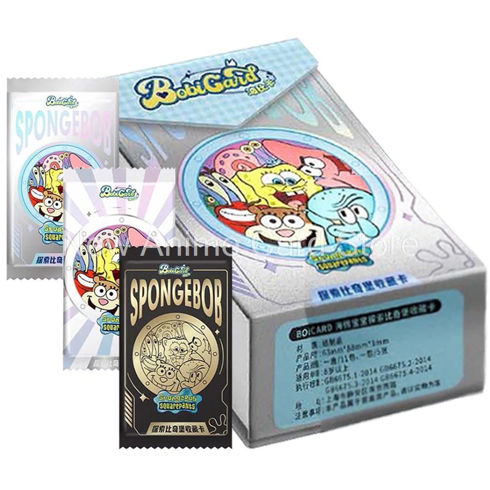 SpongeBob Card Bob Patrick Star Squidward Cute Funny Collection Card ...
