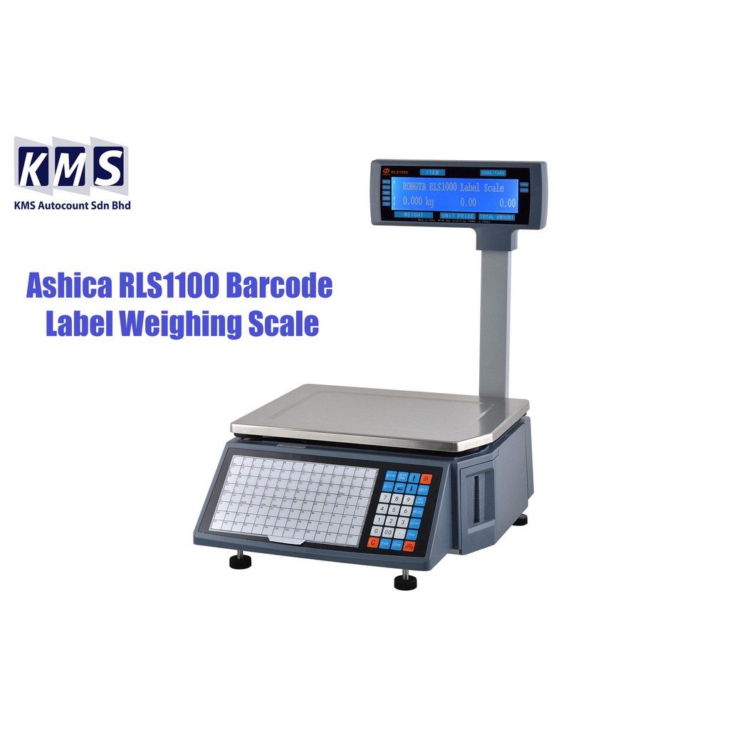 Ashica RLS1100 Barcode Label Weighing Scale | Shopee Malaysia