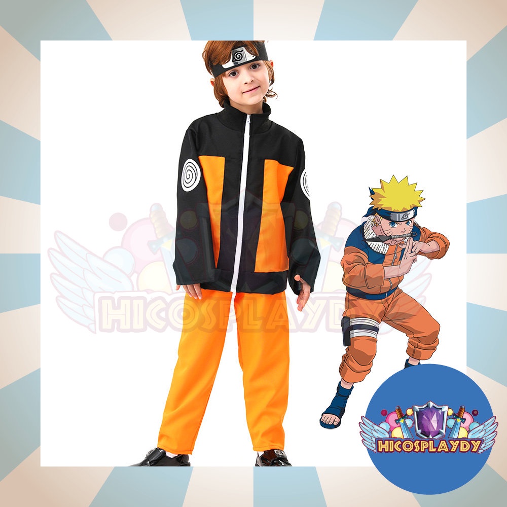 hiCosplayDy Kids Adult Anime Game Naruto Cosplay Suit Pretend Play ...