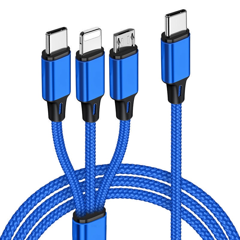 Type-c to One for Three Charging Cable PD Fast Charging Cable Car Three ...