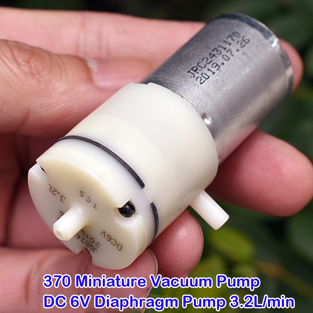 Micro vacuum pump Carbon brush DC6V 370 Motor breast pump negative pressure pump USB diaphragm ...