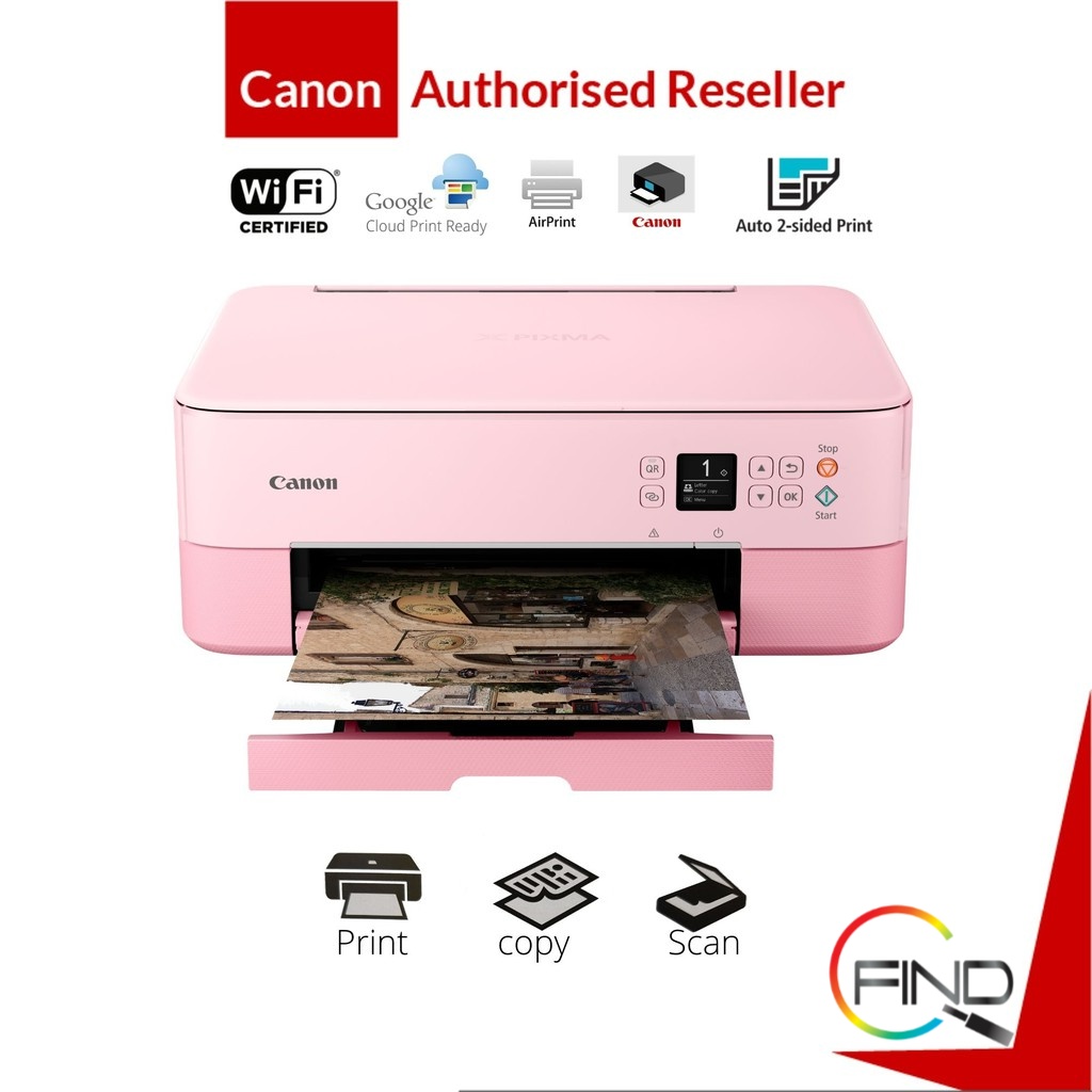 Canon Pixma TS5370a Compact Wireless Photo All-In-One with Printer ...