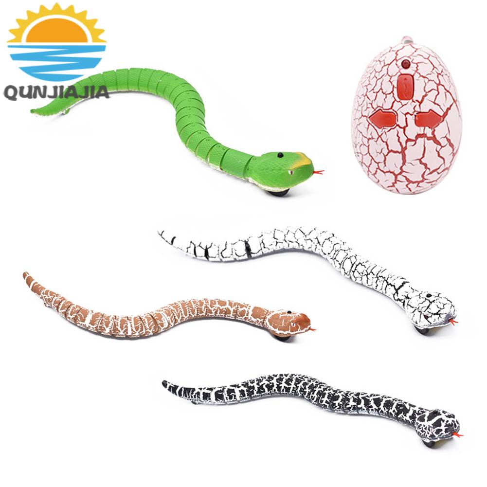 Trick Prank Toy Novelty RC Snake Infrared Remote Control Egg ...
