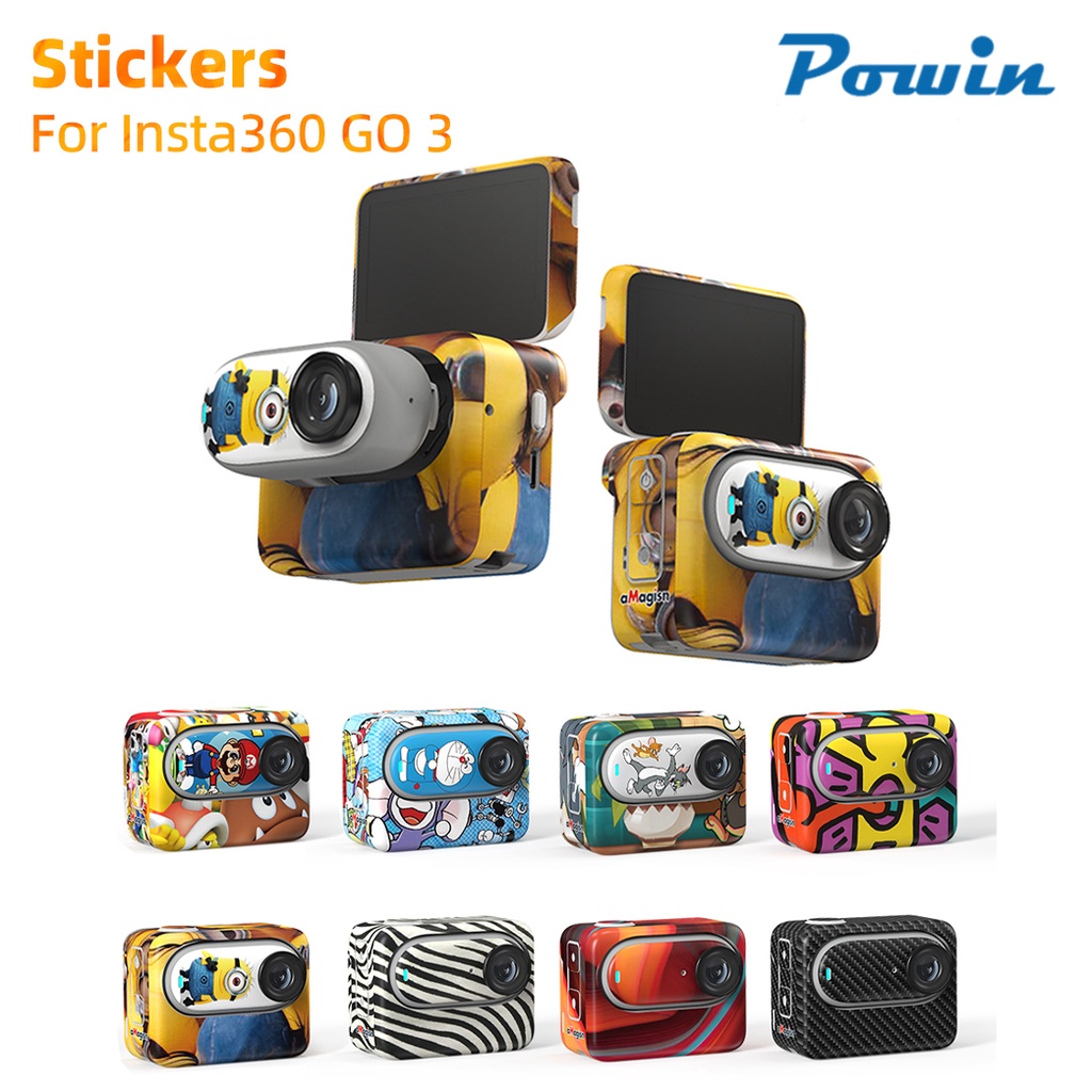 Soft 3M Stikcer for Insta360 Go 3/GO 3S Action Camera Body Skin Action ...