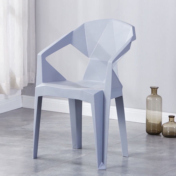 (BIG SIZE) FURNIMALL Nordic Candy Chair Plastic Chair Cafe Chair Dining ...