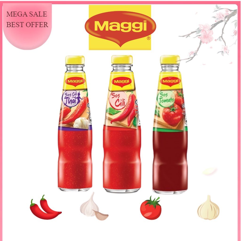 Maggi Chilli/Tomato Sauce/Thai Chilli Sauce -340g | Shopee Malaysia