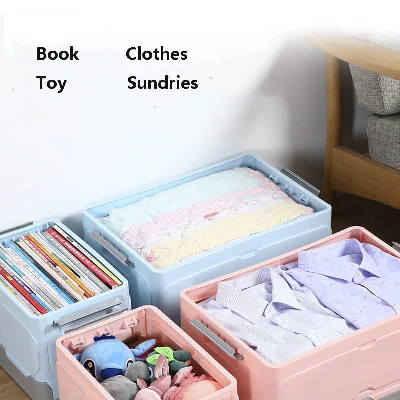 HIGH QUALITY🔥Multifunctional Cute Colour Foldable PP Storage Box with ...