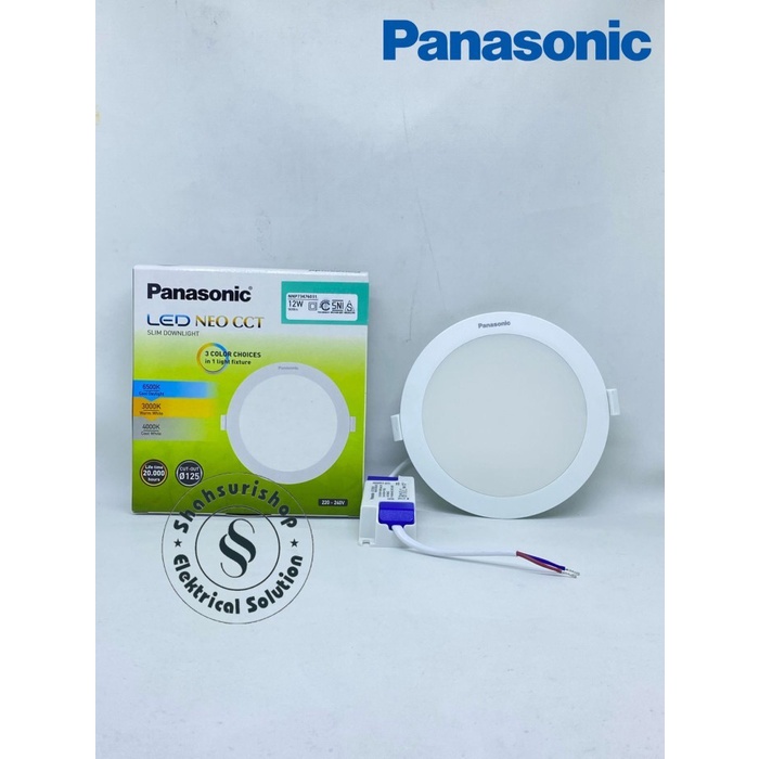 Panasonic LED PANEL NEO CCT SLIM DOWNLIGHT 12watt 3colors Ox-73476 | Shopee Malaysia