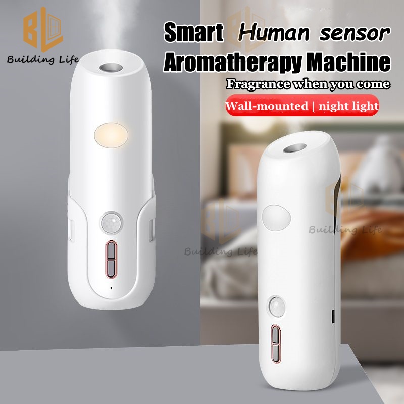 Human Sensor Air Diffuser Aroma Diffuser Wireless Automatic Ultrasonic ...