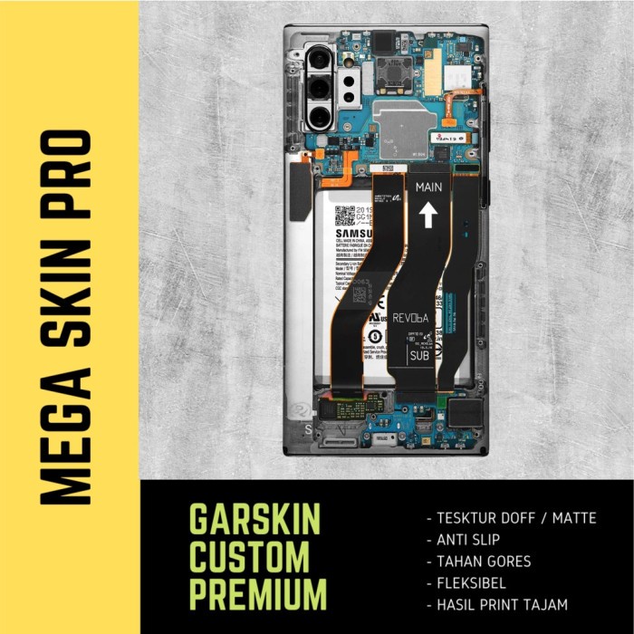 Samsung note 10 plus 10+ full body Skin - 2 pieces - teardown | Shopee ...
