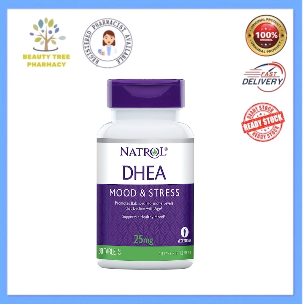 Natrol DHEA 25mg 90 Tablets (Balanced Hormone & Mood) | Shopee Malaysia