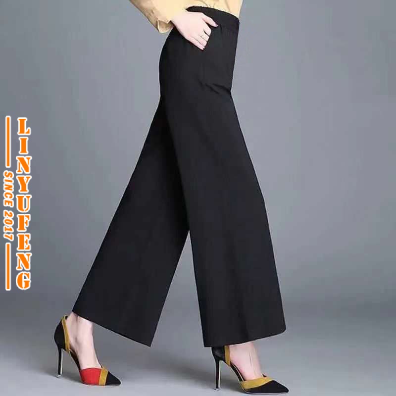 Plus Size S-4XL Seluar Slack Perempuan Women Long Pant Korean Casual ...