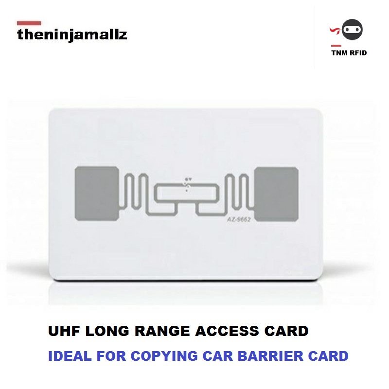 TNM UHF RFID Long Range Card 860-960mhz tag Car Park Access Card ALIEN ...