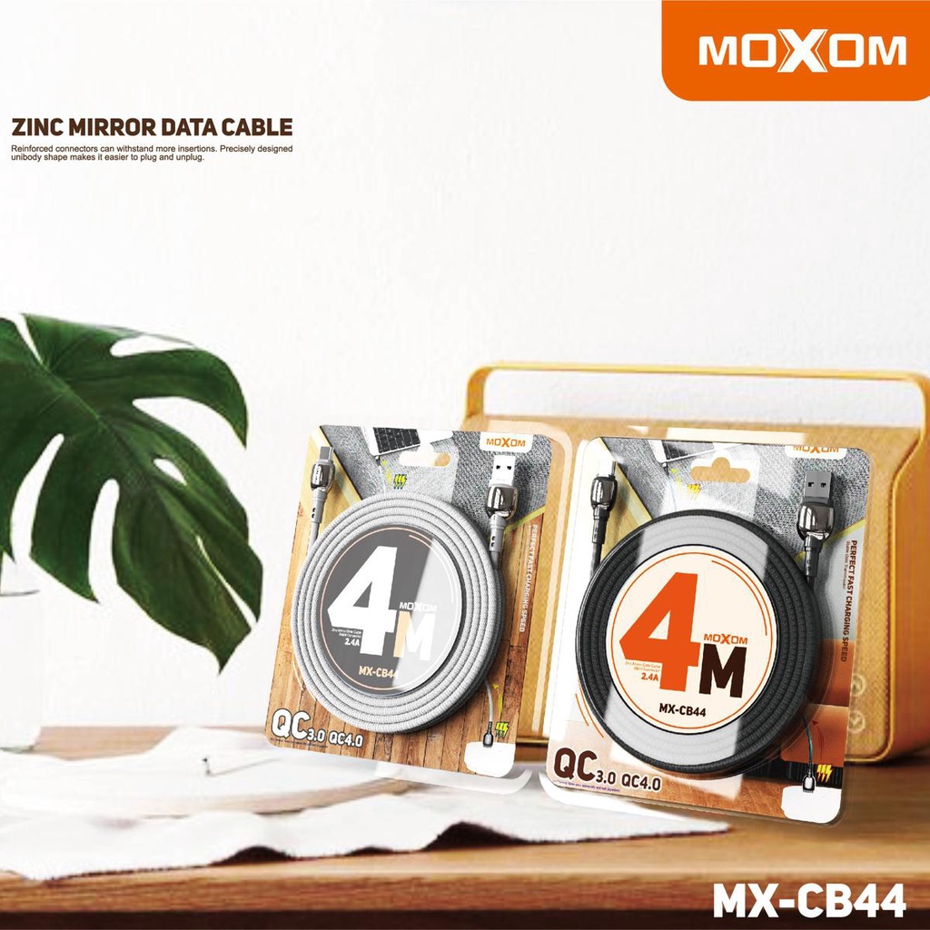 Moxom Data Cable Fast Charge 2m Cable 3m Cable 4m Cable Micro Type-C ...