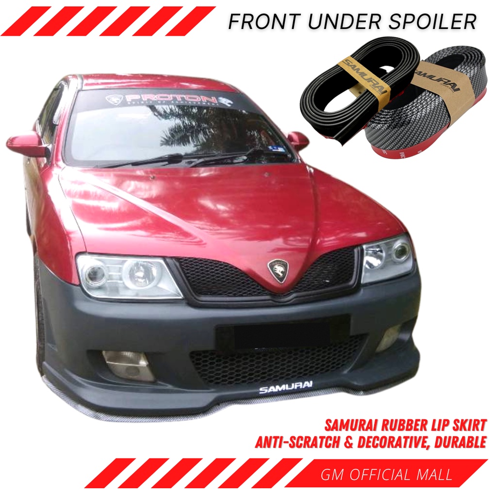 PROTON WAJA SAMURAI LIP Front Rear Side Bumper Lip Skirt Skirting ...