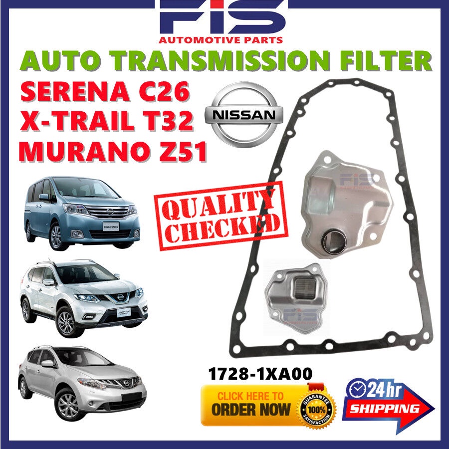 FIS Auto Gearbox Filter Nissan Serena C26 X-Trail T32 Murano Z51 1728-1XA00 Automatic ...