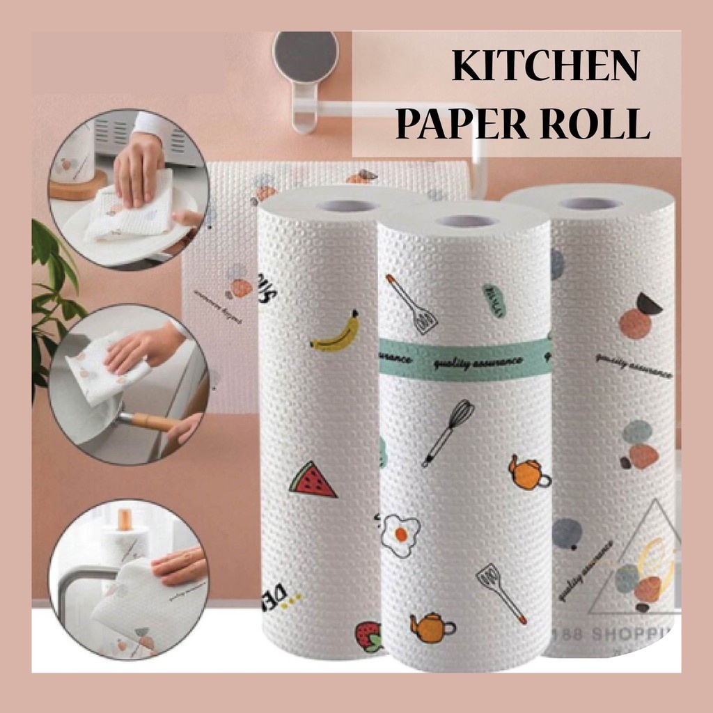 Cleaning Cloths Dry Washable Disposable Dish Paper Towel Cloth for ...