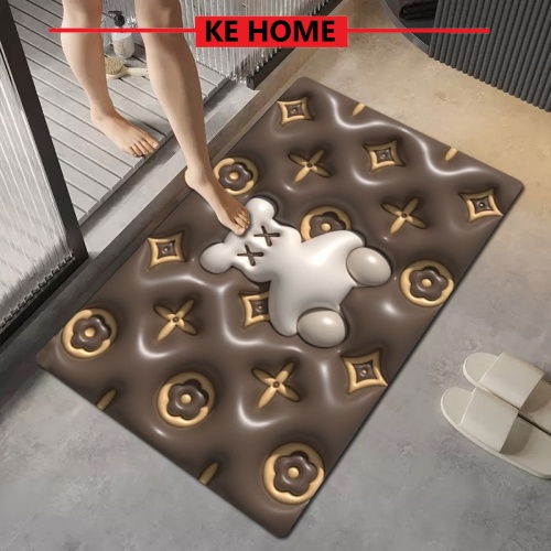 Viral New 3D Floor Mat for Bathroom Kitchen and Bedroom | Shopee Malaysia