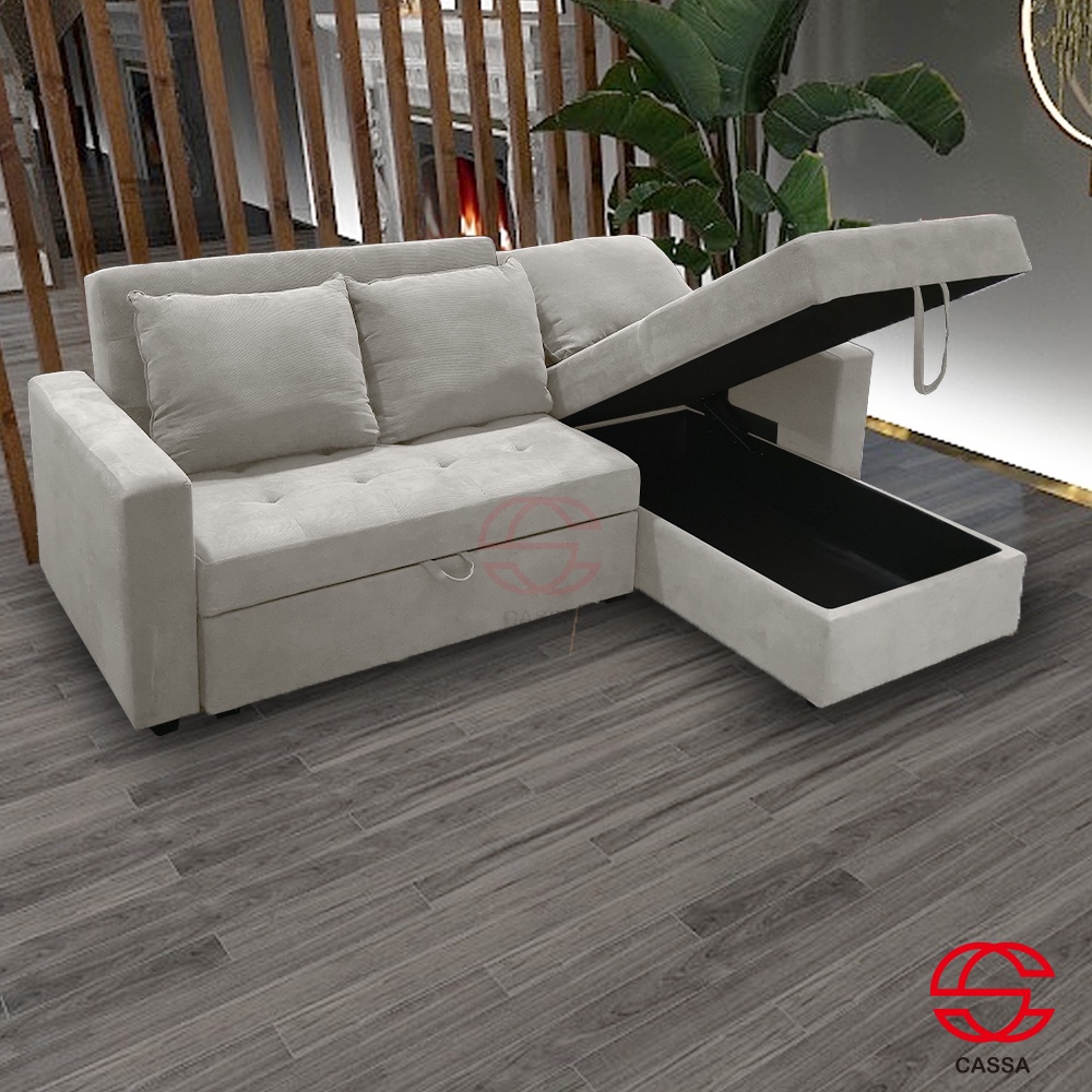 [NEW LAUNCH - Free 3 unit Pillows] Cassa Grace Sofa Set L Shape Sofa ...