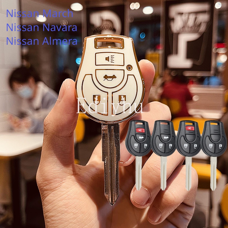 NISSAN MARCH NAVARA ALMERA TEANA TPU Car key cover holder 2 3 4 button ...