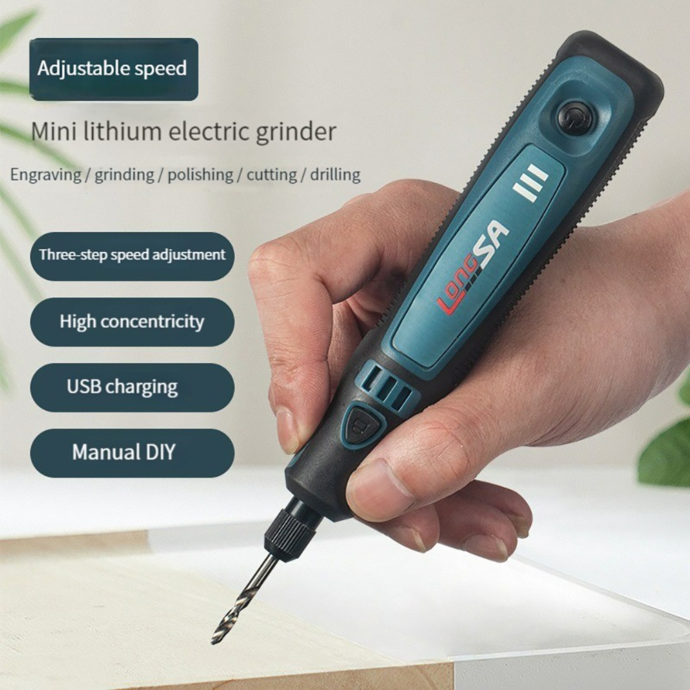 Usb Rechargeable Mini Grinder Micro Rotary Tool Engraver Pen Electric ...