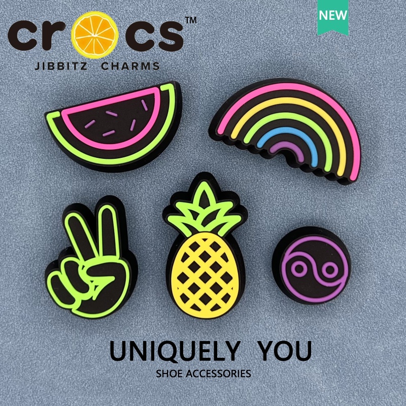 jibbitz crocs charms Fun Series Combination Shoe Buckle Hole Shoes ...