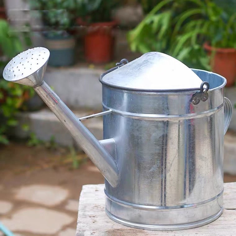 Handmade Thickened Stainless Steel Sprinkling Can White Iron Pot ...