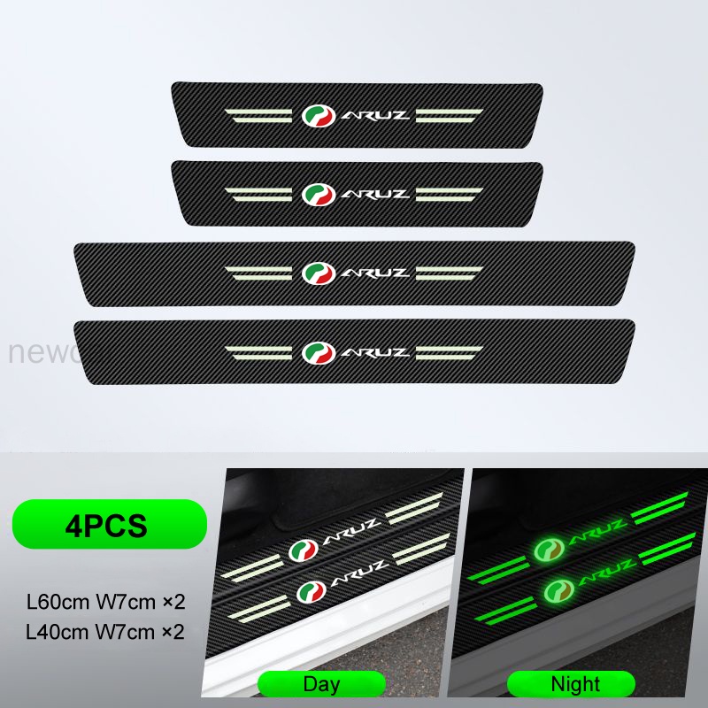 PERODUA Luminous Car Door Sill Protector Plate Rear Trunk Bumper ...
