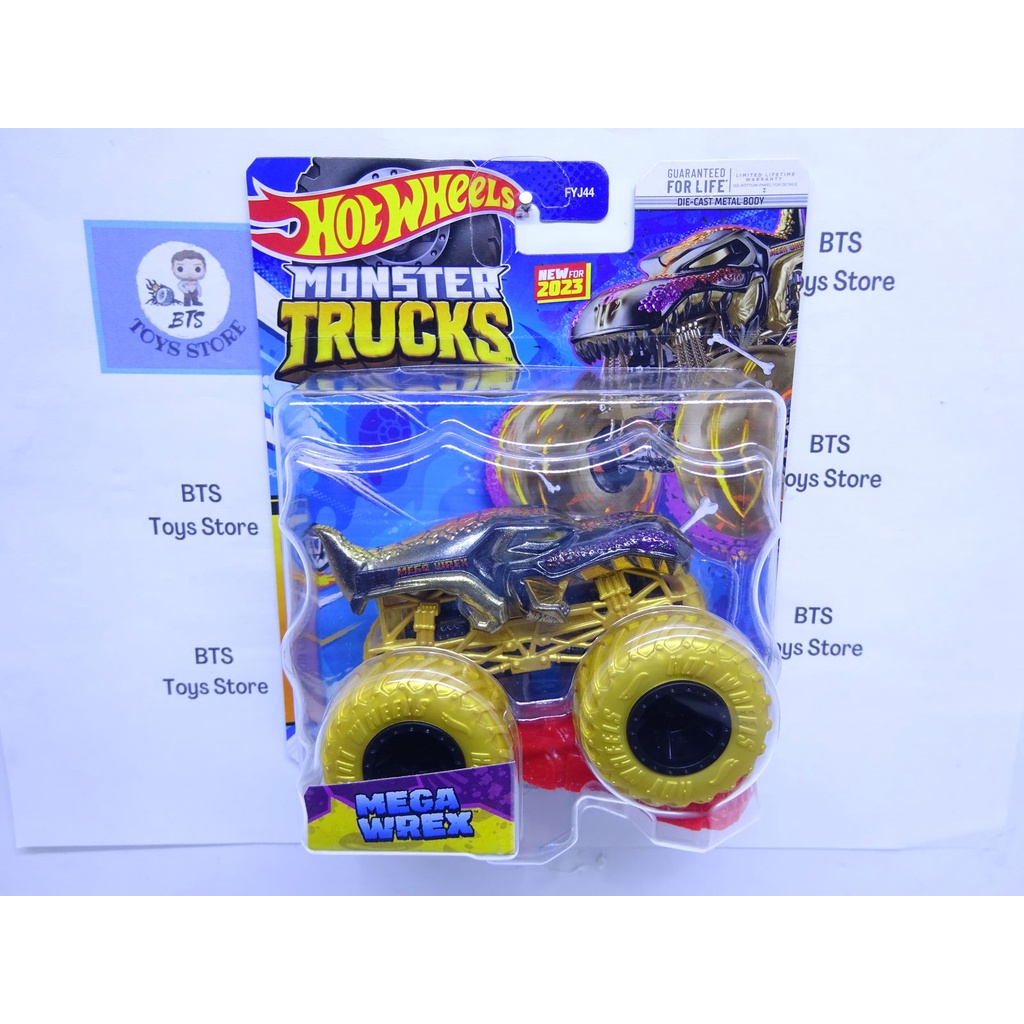 Hot Wheels Monster Trucks Mega Wrex Gold | Shopee Malaysia