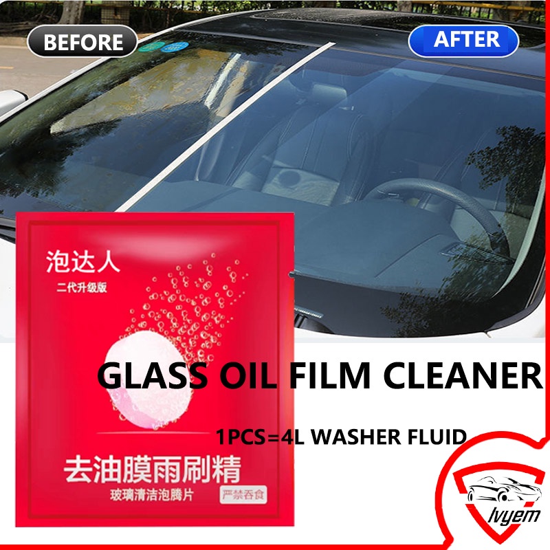 1pcs Glass Oil film Cleaner Car Windshield Cleaner Glass Cleaner Car ...