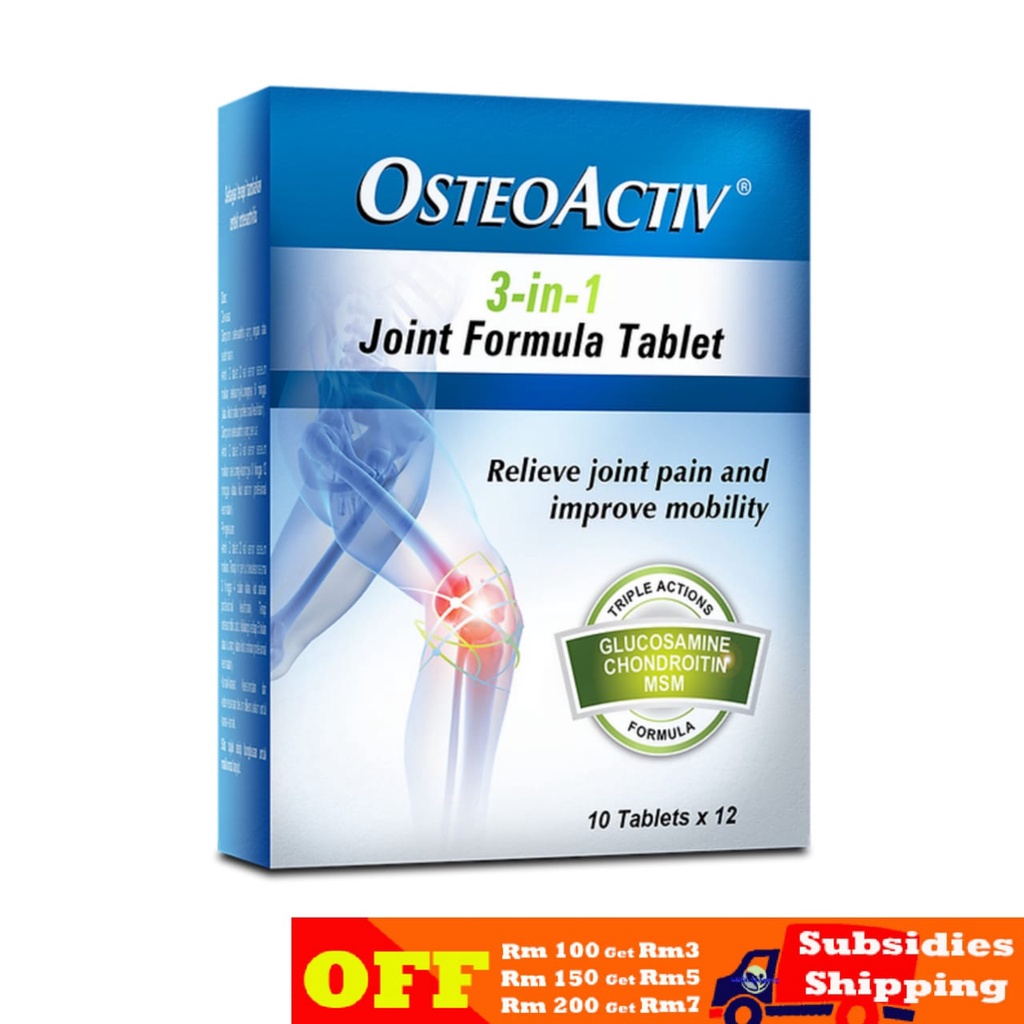 OsteoActiv 3-in-1 Joint Formula Tablet (120S) | Shopee Malaysia