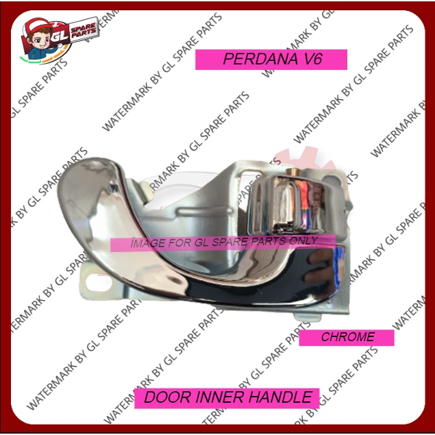 DOOR INNER HANDLE PROTON PERDANA V6 (CHROME) | Shopee Malaysia