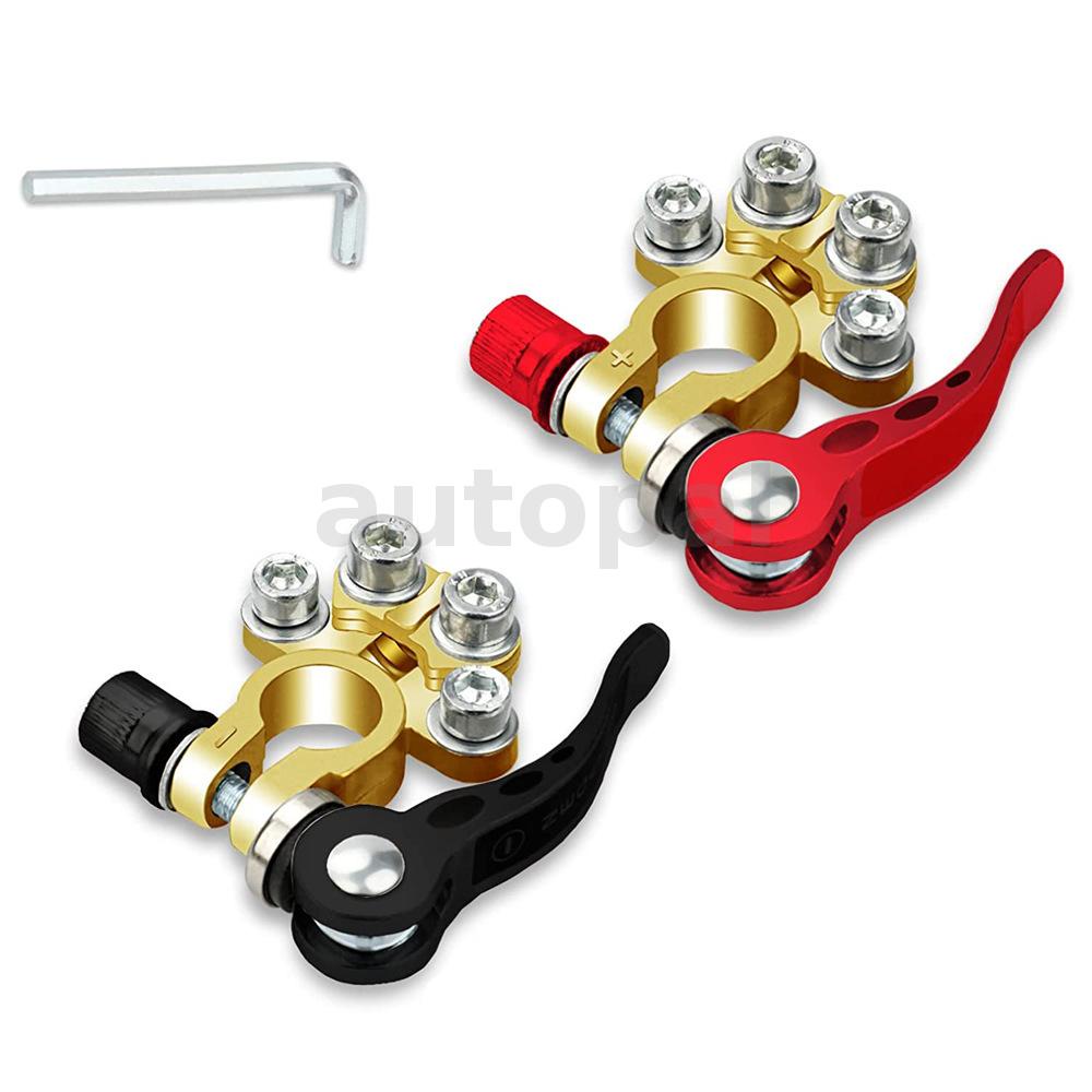 1 to 4 Quick Disconnect Car Cable Terminal Connector Battery Post Clamp ...