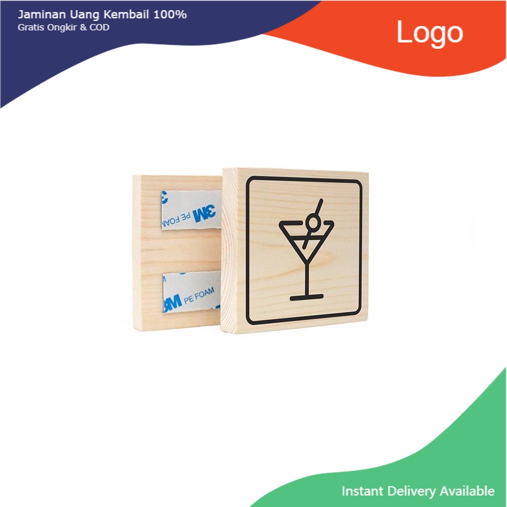 Bar signage System - wall sign - area bar Marking Board - door sign ...