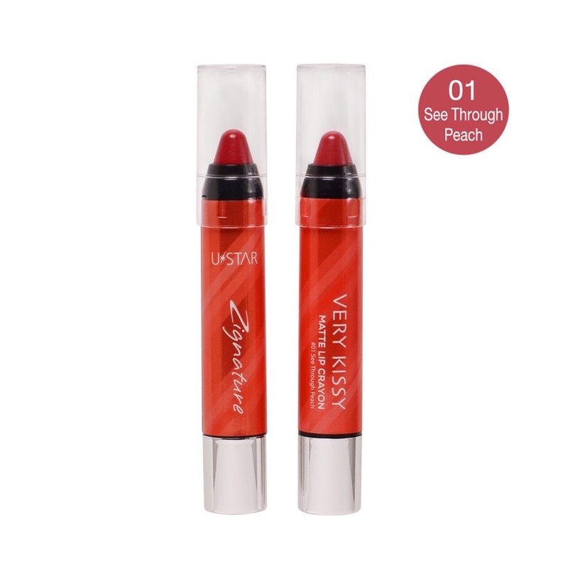 USTAR Signature VERY KISSY MATTE LIP CRAYON - | Shopee Malaysia