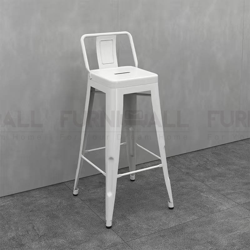 FURNIMALL Kerusi Besi Metal Chair Bar Chair Kerusi Makan Steel Chair ...